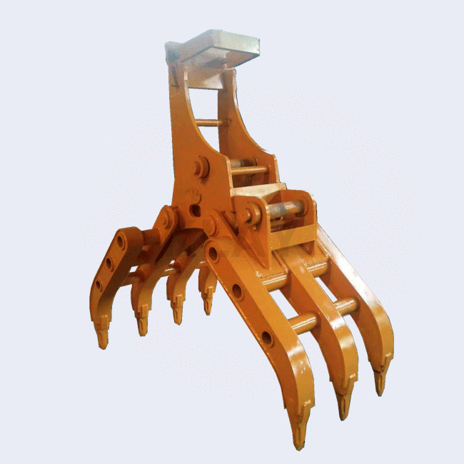 Customized Mechanical Grapples for Hydraulic Excavators Cranes