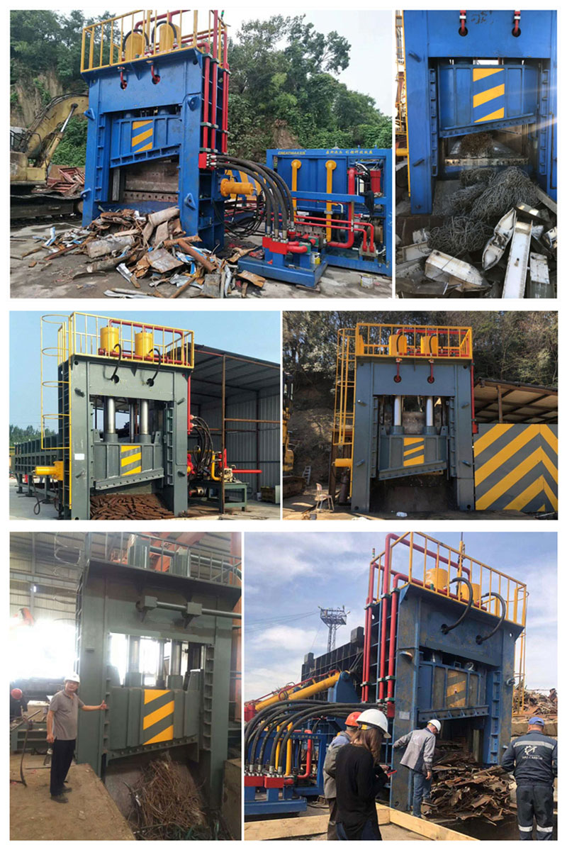 Fully Automatic Heavy Scrap Metal Cutting Shear Machine from China ...